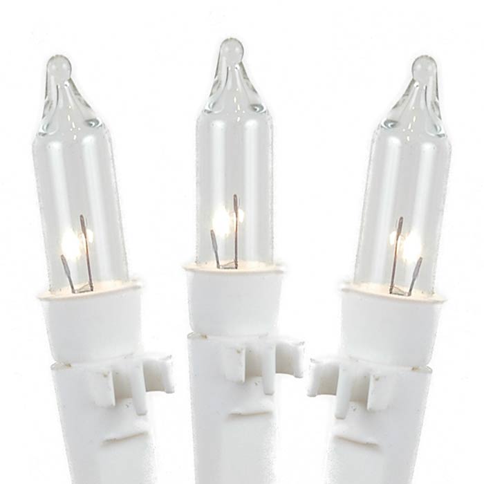 Pro-Grade Connect 5 White Wire Icicle Lights Medium DropsNovelty Lights ...
