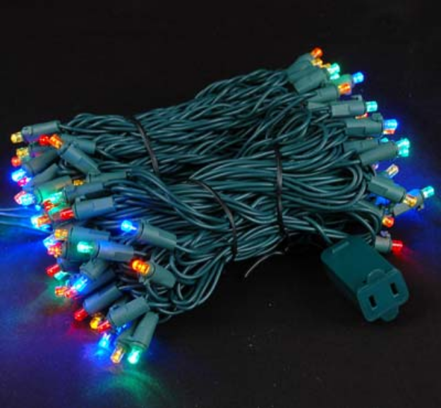 Wide Angle Multi 100 Bulb LED Christmas Lights SetsNovelty Lights | LED ...