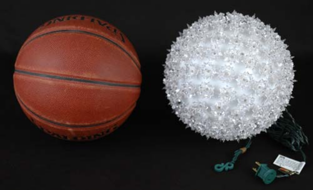 Clear 10" Starlight Sphere 150 Light Christmas BallNovelty Lights | LED ...