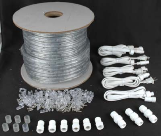 Red and Yellow 150 Feet Chasing Rope Light Spools 3 Wire 120 ...