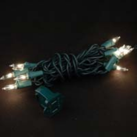 Green Wire Commercial Grade Christmas Mini LightsNovelty Lights | LED ...