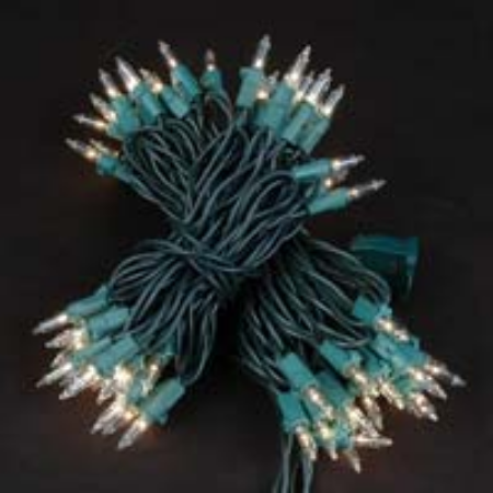 Green Wire Commercial Grade Christmas Mini LightsNovelty Lights | LED ...