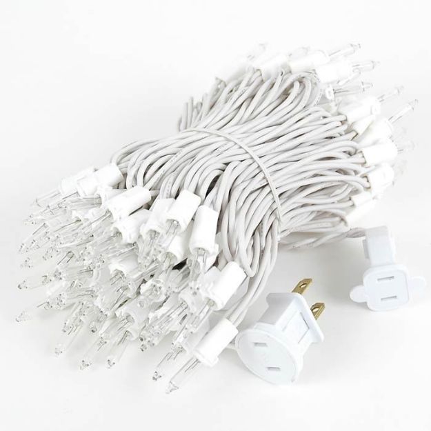 Random Twinkle Mini Lights White Wire Clear Bulbs - Novelty Lights ...