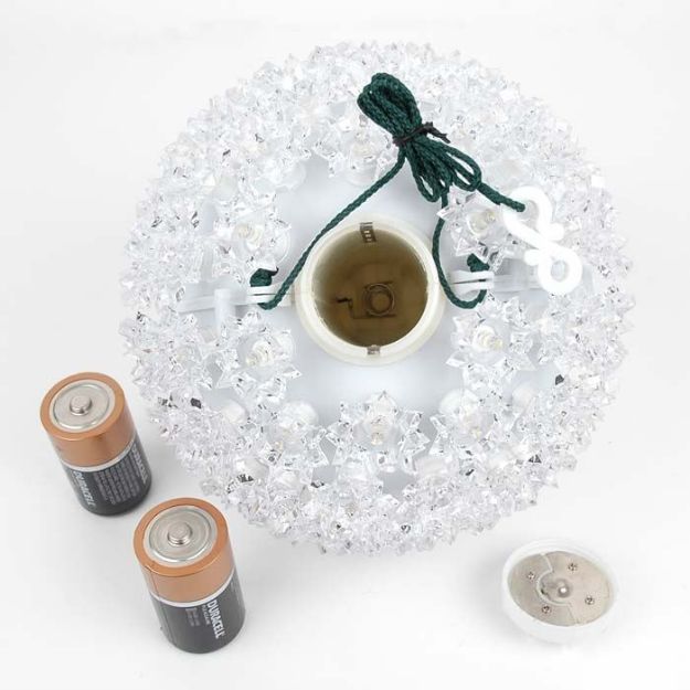 100 LED Battery Operated Warm White Star Light Sphere - Novelty Lights ...