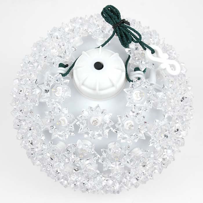 100 LED Battery Operated Warm White Star Light Sphere - Novelty Lights ...