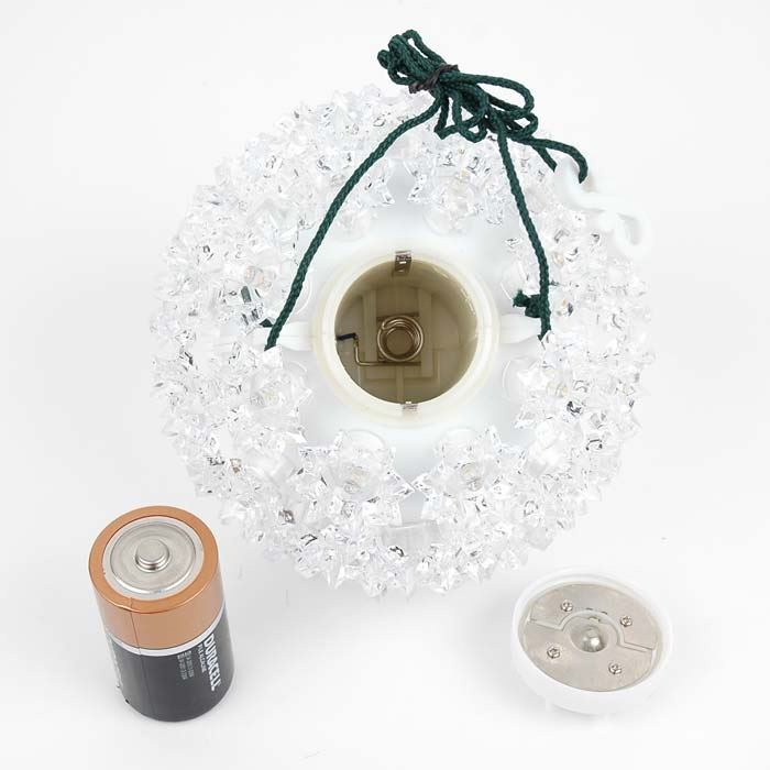 50 LED Battery Operated Pure White Star Light Sphere - Novelty Lights ...