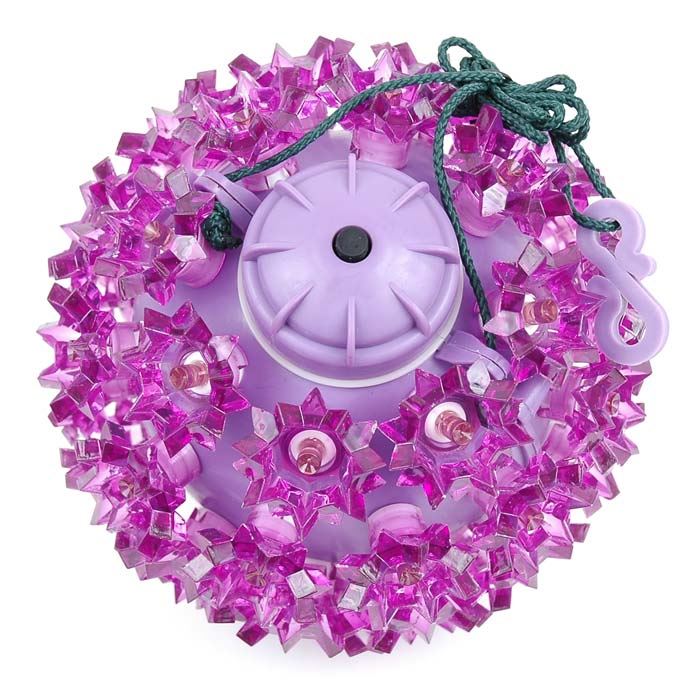 50 LED Purple Battery Operated Star Light Sphere - Novelty Lights ...