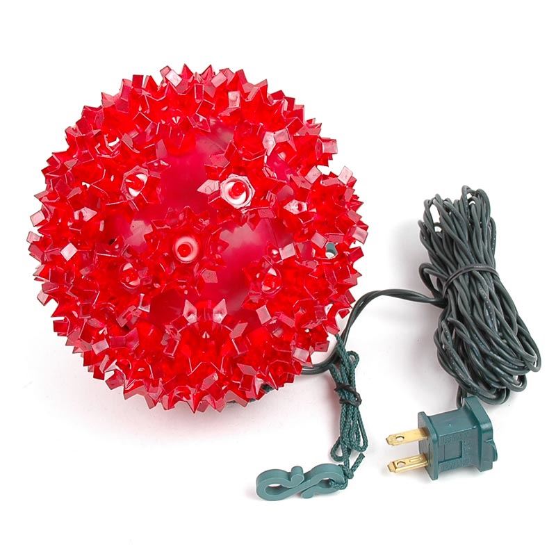 50 LED Red Starlight Sphere - Novelty Lights IncNovelty Lights | LED ...