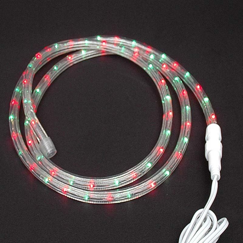 Christmas Lights | Novelty LightsCustom Red/Green Rope Light Kit 120V 1 ...