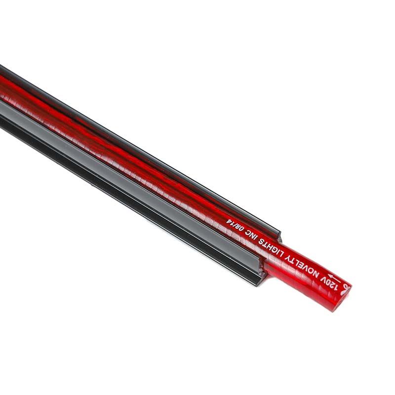 Black Rope Light Mounting Track 4 Feet - Novelty Lights IncNovelty ...