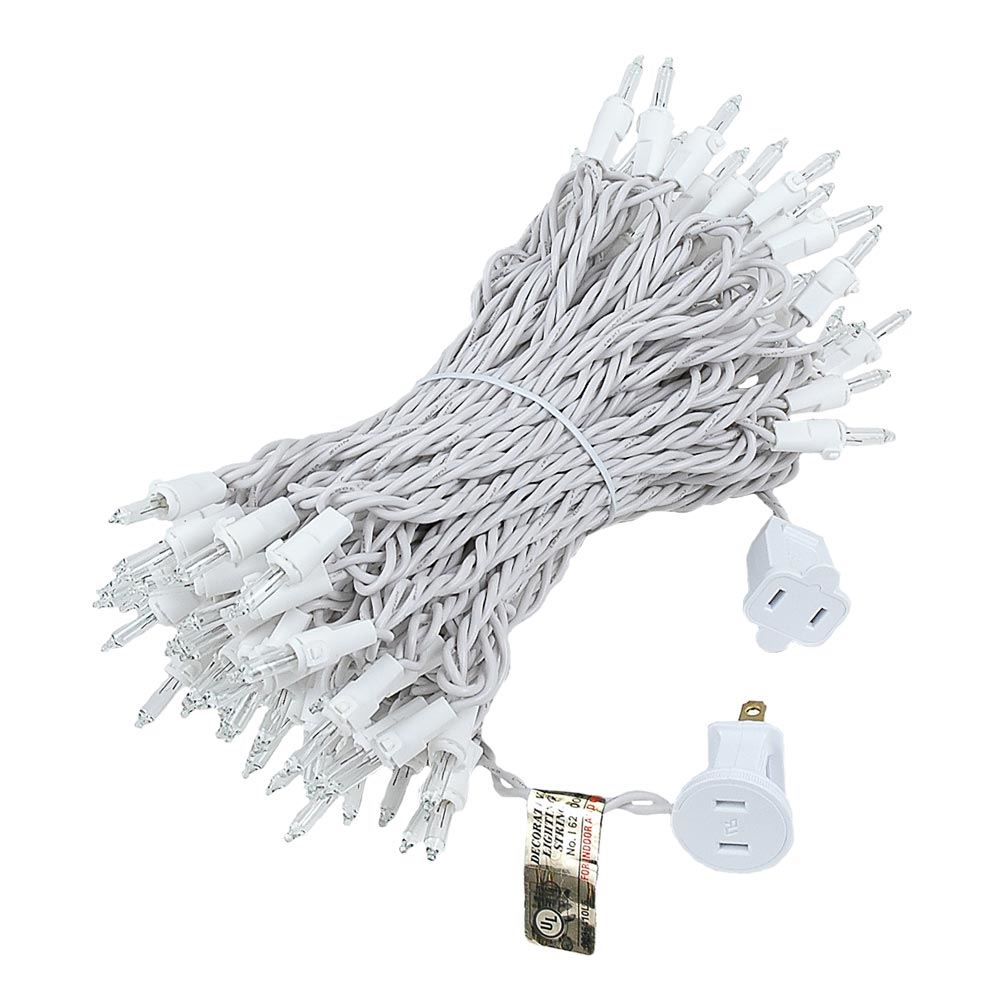 White Wire Christmas Mini lightsNovelty Lights | LED Christmas Lights ...