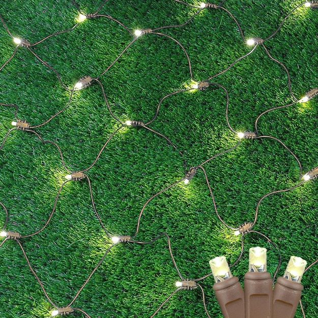 Warm White LED Net Lights 2' X 10' - Novelty Lights IncNovelty Lights ...