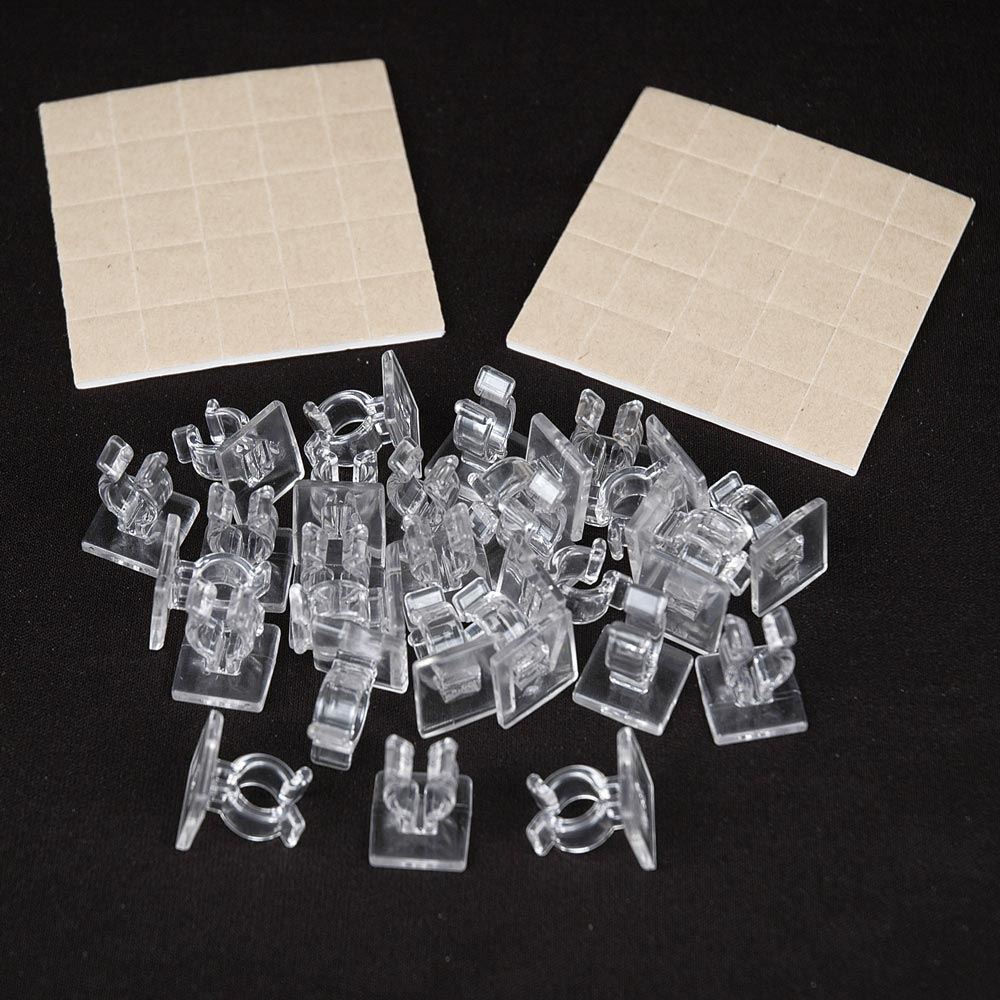 Mini Adhesive Clips for Mini Lights - Novelty Lights IncNovelty Lights ...