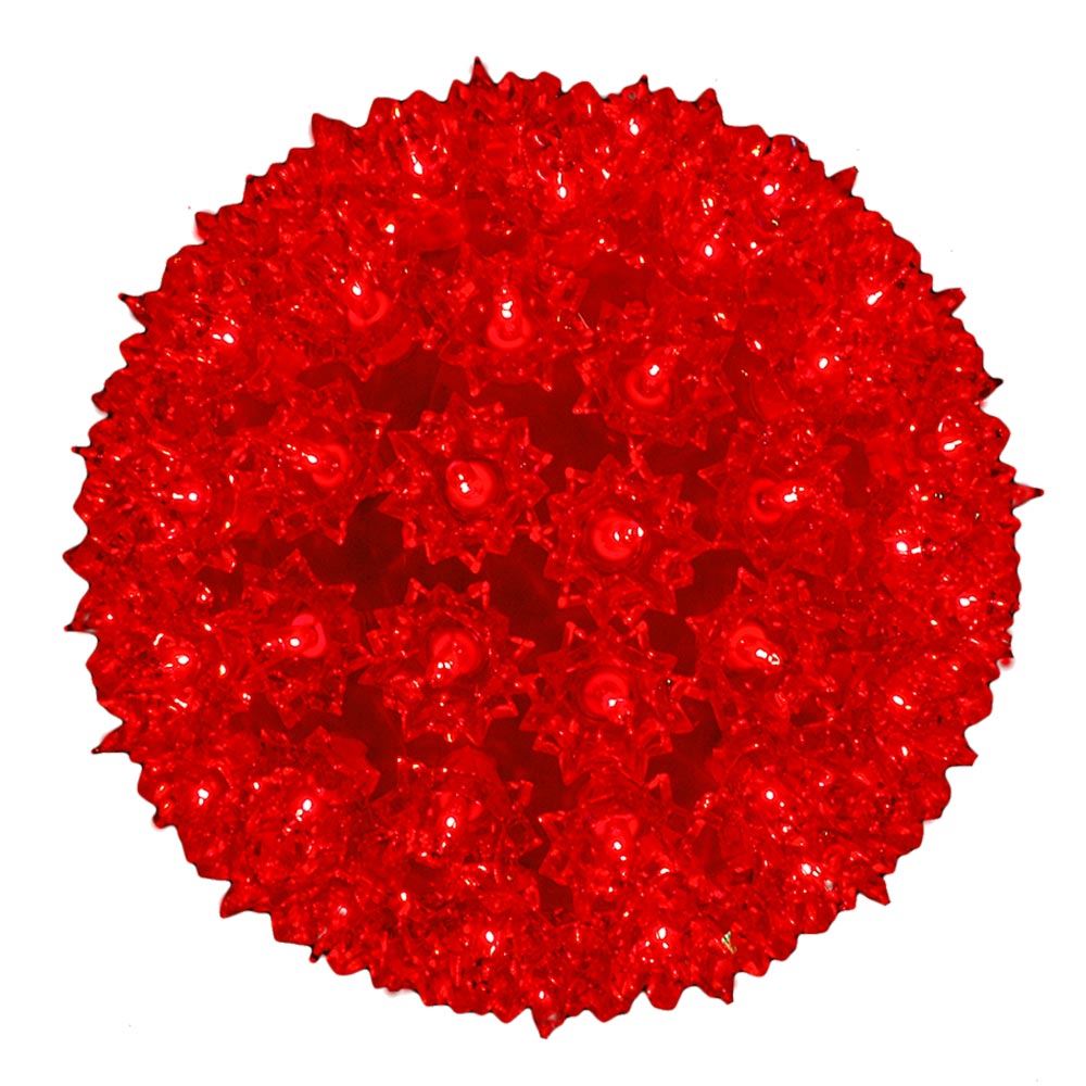 Red 10" Starlight Sphere 150 Light Christmas BallNovelty Lights | LED ...