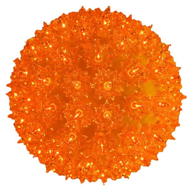 Amber 10" Starlight Sphere 150 Light Christmas BallNovelty Lights | LED ...