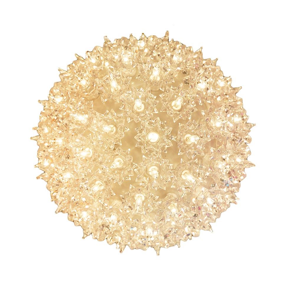7.5" Starlight Sphere 100 Light Clear Christmas Lighted Ball Novelty ...