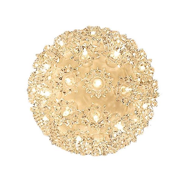 Clear 6" Starlight Sphere 50 Light Mini Christmas Light BallNovelty ...