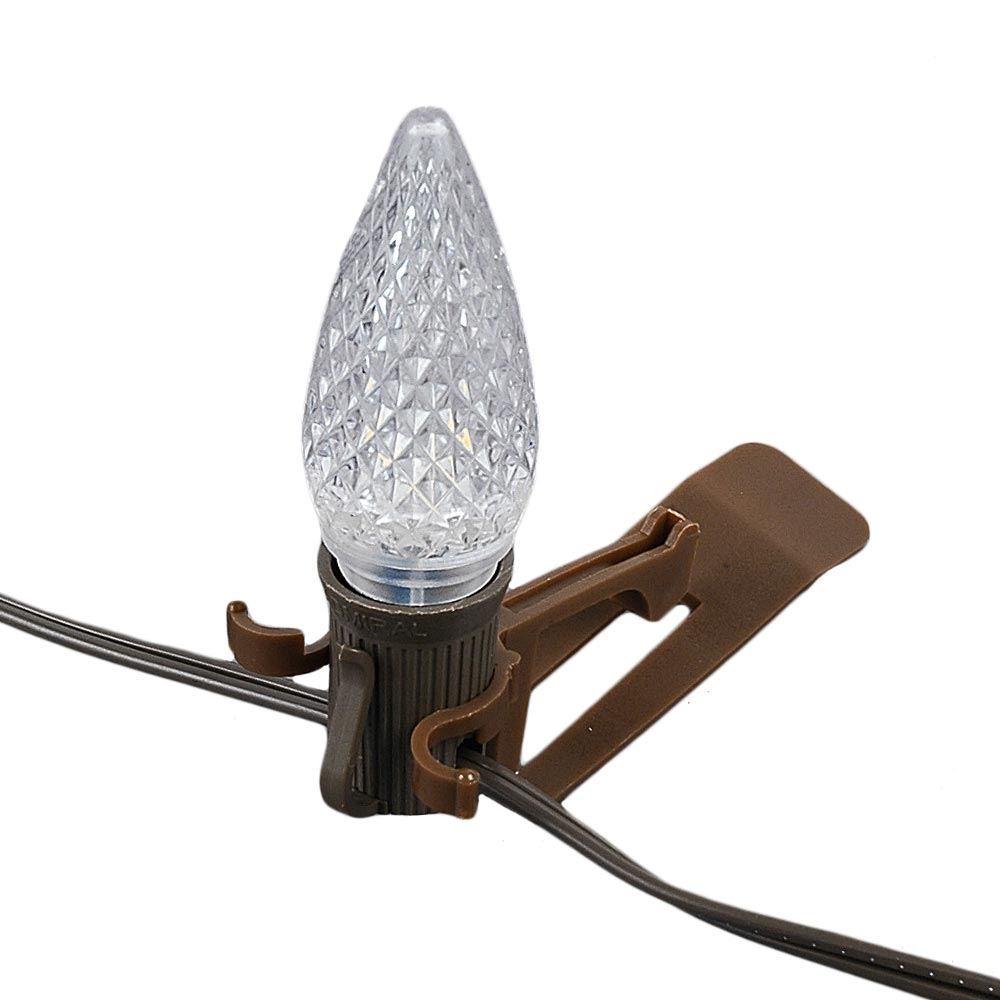 25 Pack of All-In-One Clips for C9 and C7 BulbsNovelty Lights | LED ...