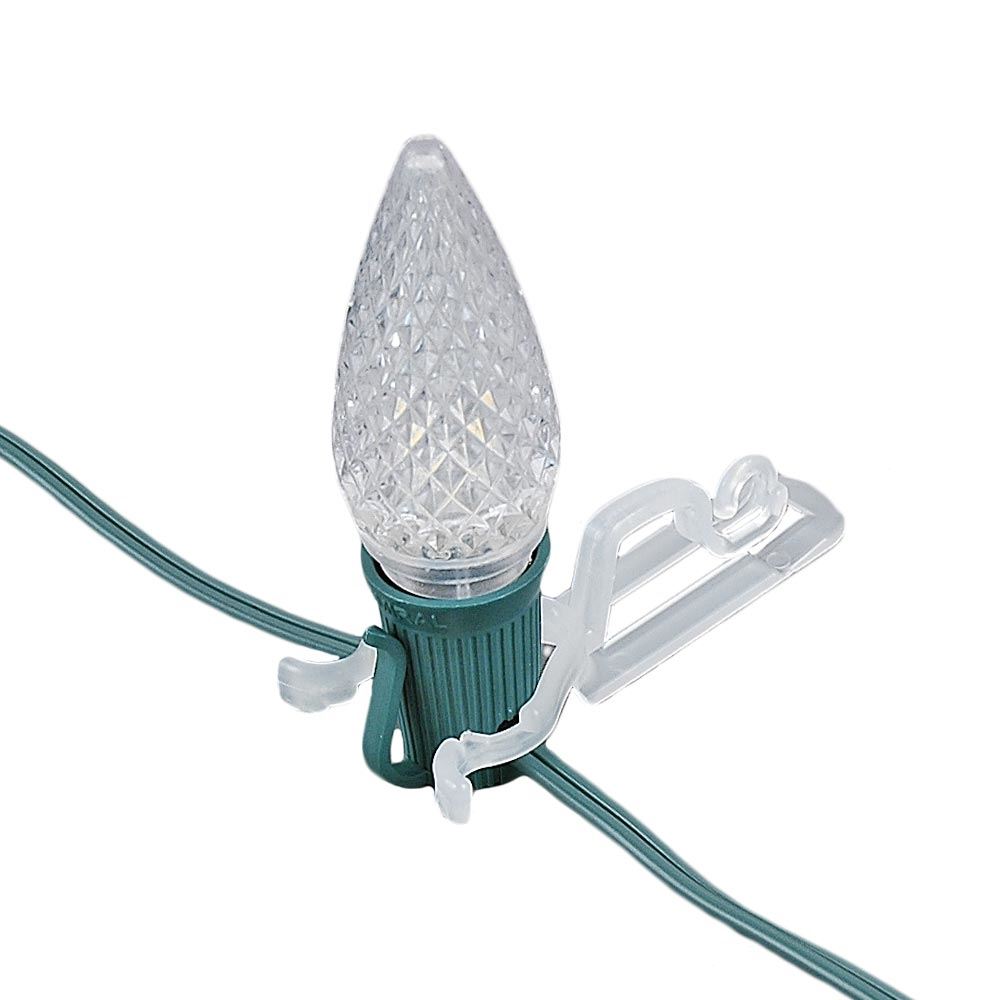 25 Pack of All-In-One Plus Clips for C9 and C7 BulbsNovelty Lights ...