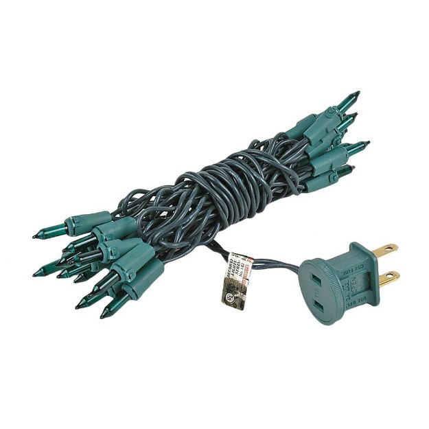 Green Non Connectable Christmas Mini Light Sets 20 Light Green ...
