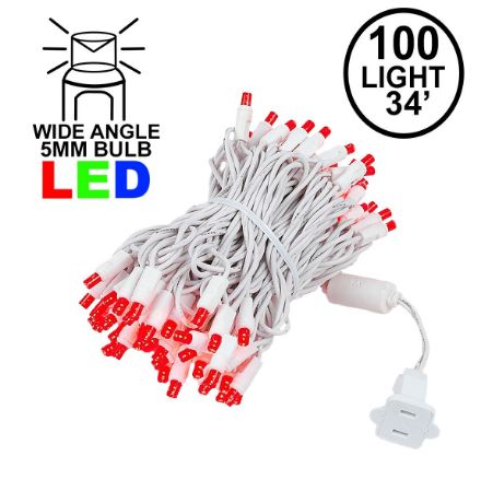 White Wire Commercial Grade Mini Christmas Light SetsNovelty Lights ...