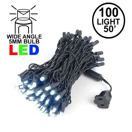 Mini Christmas lights on Black Wire- Novelty Lights incNovelty Lights ...