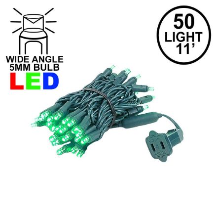 Green LED Christmas Lights - Novelty Lights IncNovelty Lights | LED ...