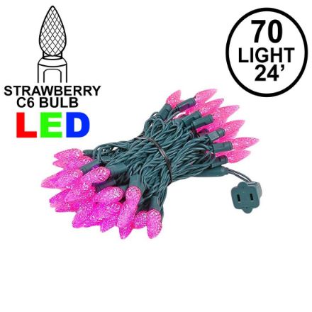 Pink LED Christmas Lights - Novelty Lights IncNovelty Lights | LED ...