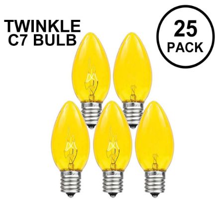 C7 Twinkle Replacement Bulbs and Lights - Novelty Lights Novelty Lights ...