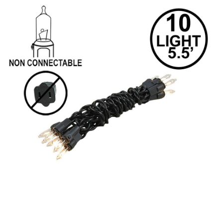 Mini Christmas lights on Black Wire- Novelty Lights incNovelty Lights ...
