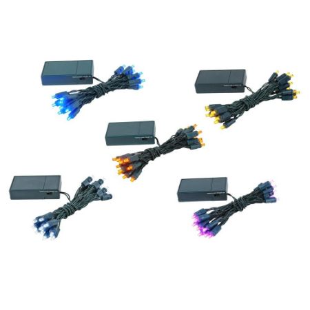 Battery & Solar Powered LED Mini Light Strings || Novelty Lights, LLC ...