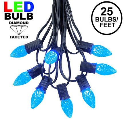Blue LED Christmas Lights - Novelty Lights IncNovelty Lights | LED ...
