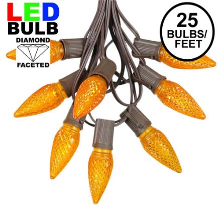 Orange and Amber LED Christmas Lights - Novelty Lights IncNovelty ...
