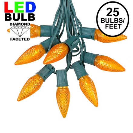 Orange and Amber LED Christmas Lights - Novelty Lights IncNovelty ...
