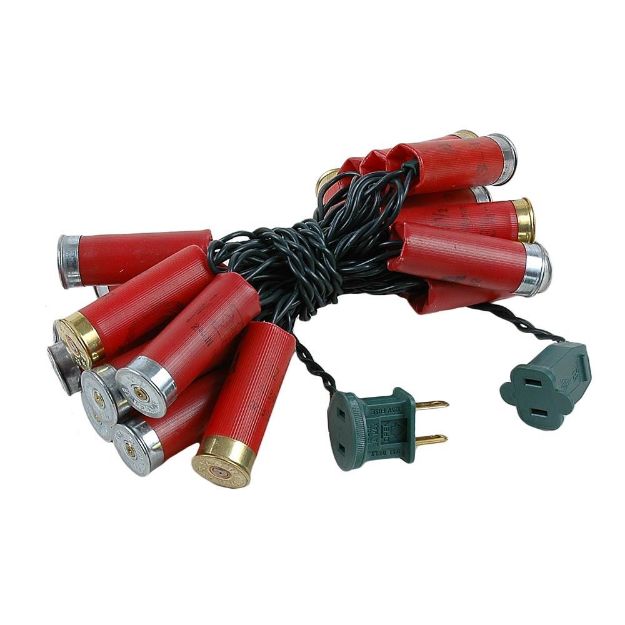 Red Colored Shotgun Shell String Lights - Novelty Lights IncNovelty ...