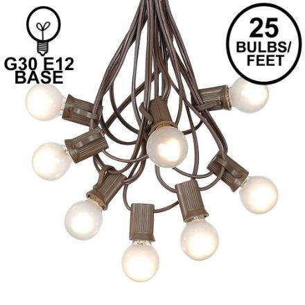 Globe Shaped Outdoor G30 Light String Sets - Novelty Lights IncNovelty ...