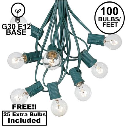 Globe Shaped Outdoor G30 Light String Sets - Novelty Lights IncNovelty ...