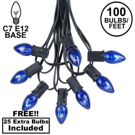 Blue Outdoor String LightsNovelty Lights | LED Christmas Lights | Patio ...