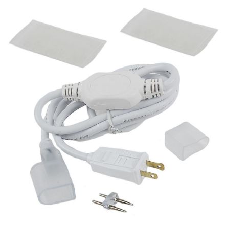 Custom Warm White LED Neon Flex Rope Light Kit 120V - Novelty ...