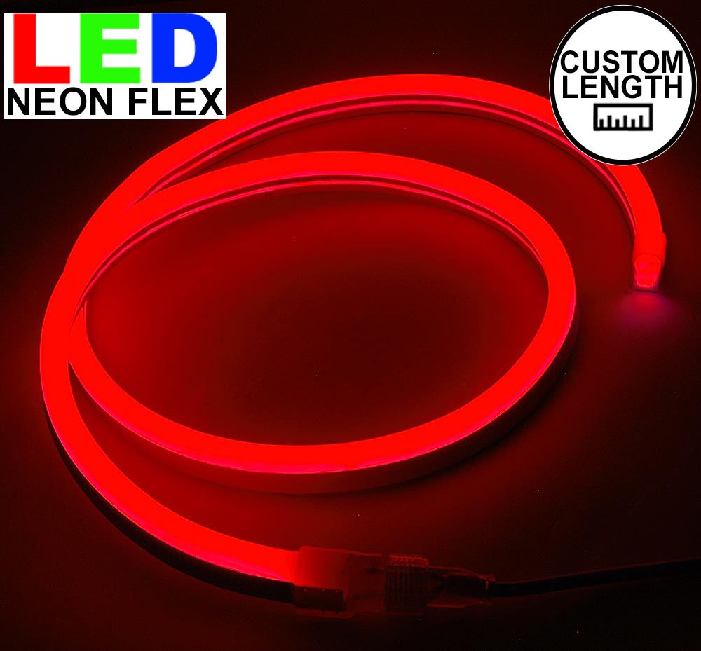 Custom Red LED Neon Flex Rope Light Kit 120V - Novelty LightsNovelty ...