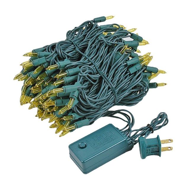 140 Light Chasing Yellow Multi Function Mini Lights - Novelty Lights ...