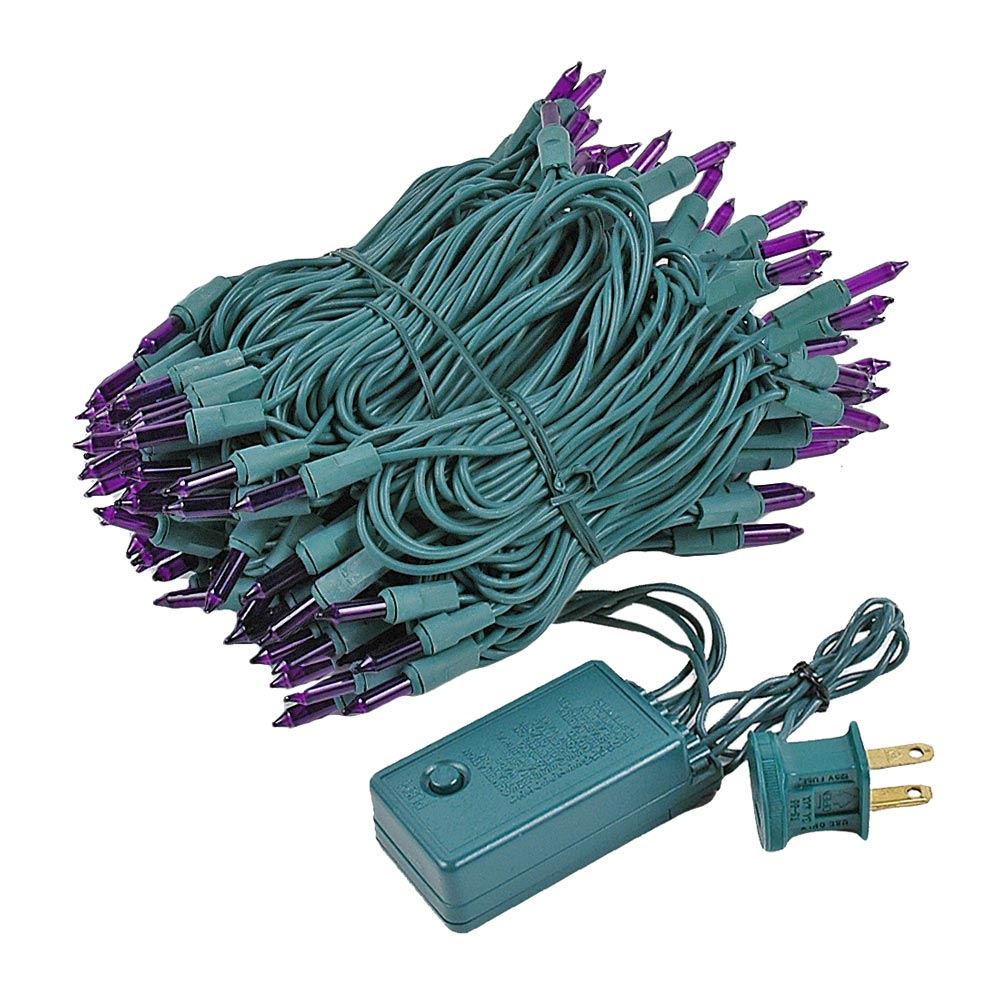 140 Light Chasing Purple Multi Function Mini Lights - Novelty Lights ...