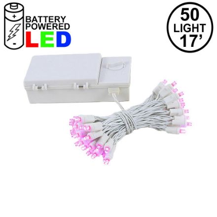 LED Christmas Lights on White Wire - Novelty Lights IncNovelty Lights ...