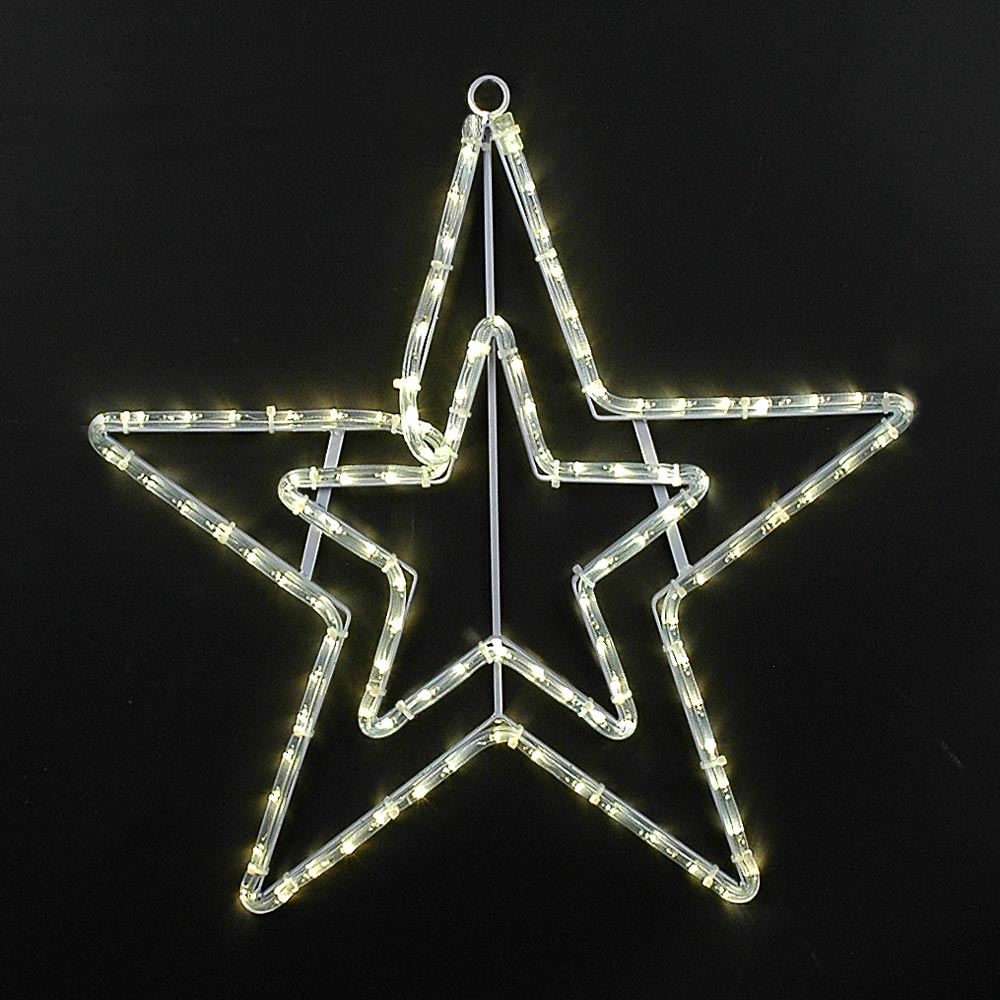 20" Christmas Star LED Rope Light Motif - Novelty Lights IncNovelty ...