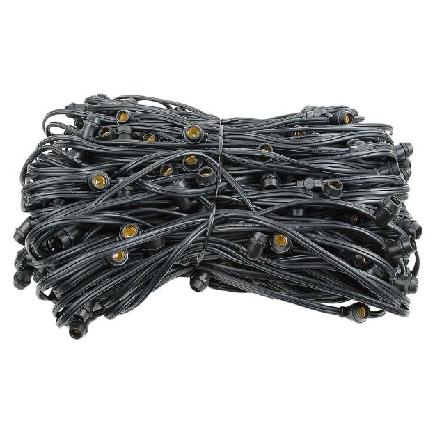 330' Bulk Heavy Duty Outdoor String Lights With Intermediate Base on ...