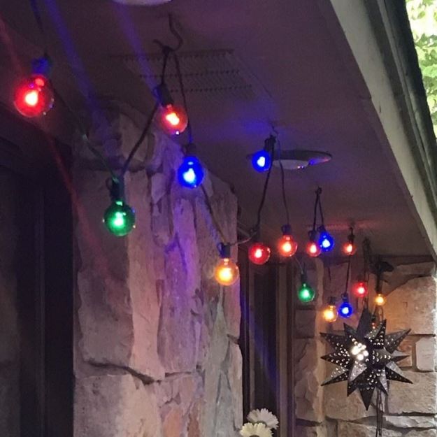 Blue LED G30 Glass Globe Light Bulbs - Novelty Lights Novelty Lights ...