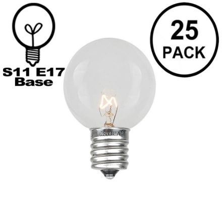 S11 Red Sign Bulbs 10 Watt E17 Base - Novelty Lights, Inc.Novelty ...