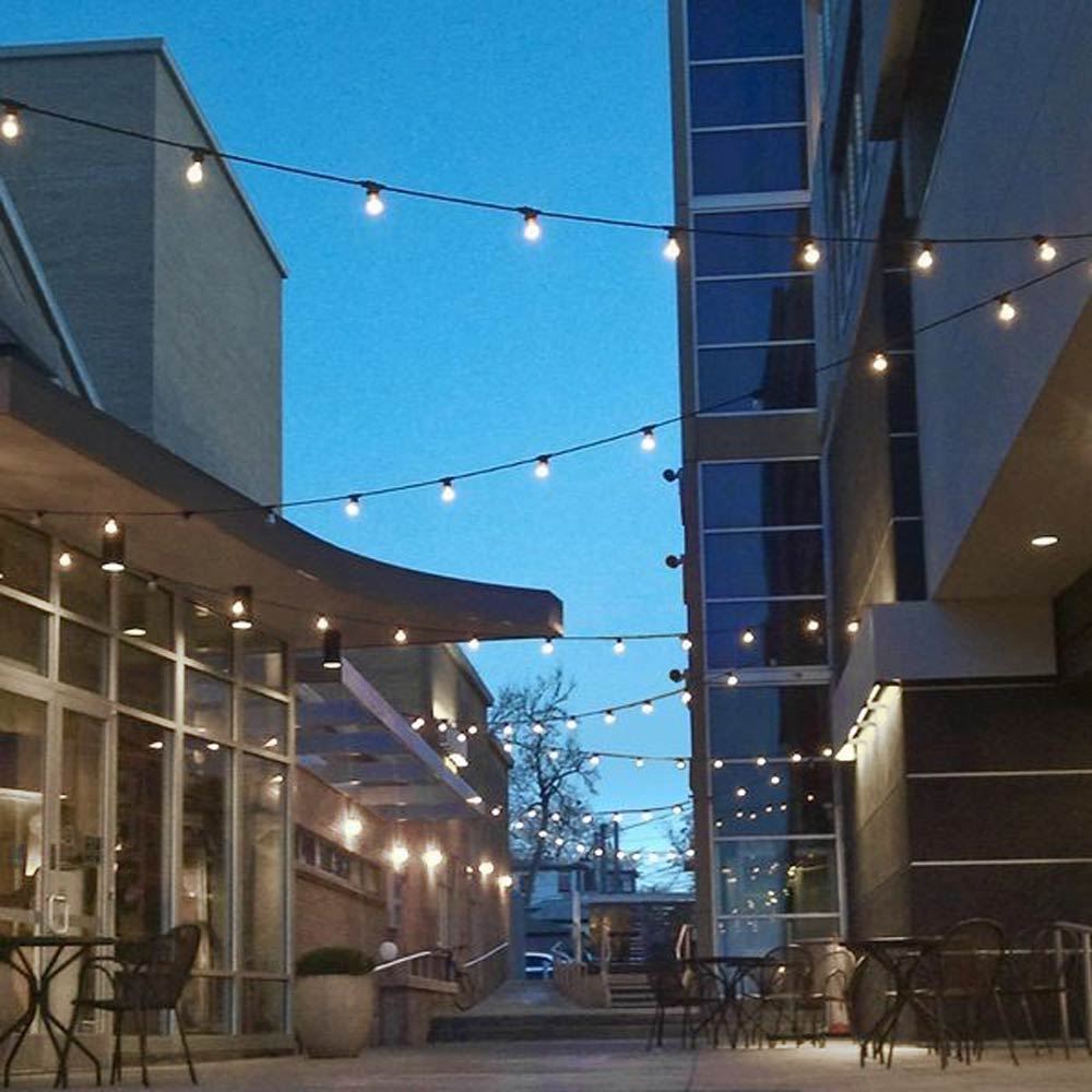 Pure White LED S14 Bulbs with Filament LED - Novelty Lights IncNovelty ...