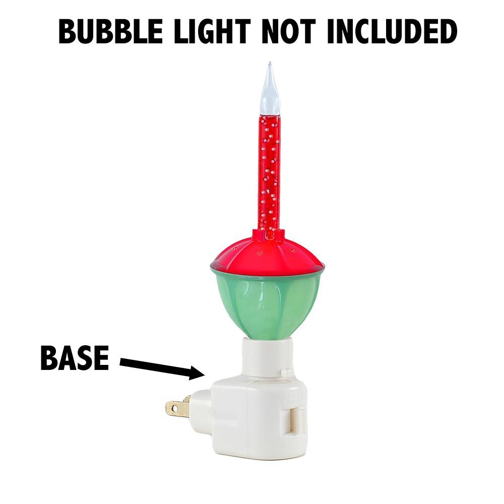 Traditional Christmas Bubble Night Light Base - Novelty Lights ...