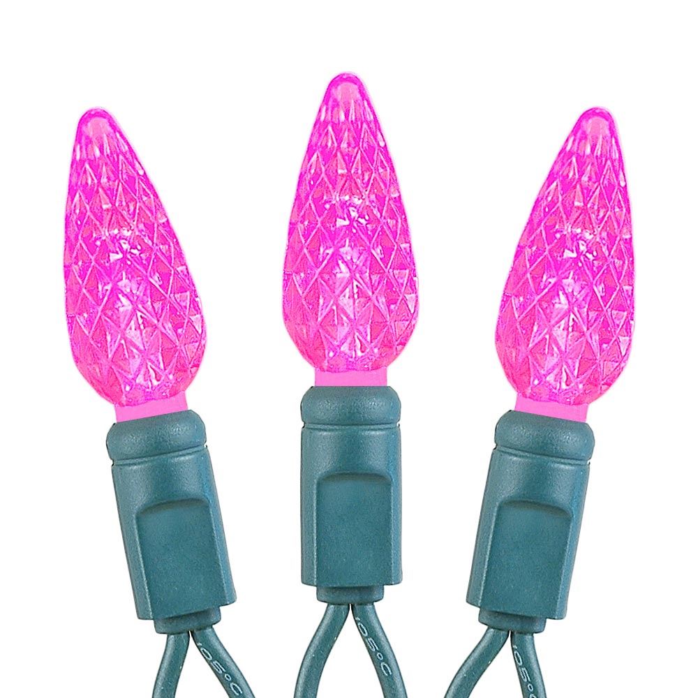 Commercial C6 LED 70 Light Pink Strawberry Mini LightsNovelty Lights | LED Christmas Lights ...